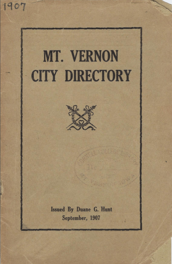 City Directories Archives - Mount Vernon Historic Preservation Commission